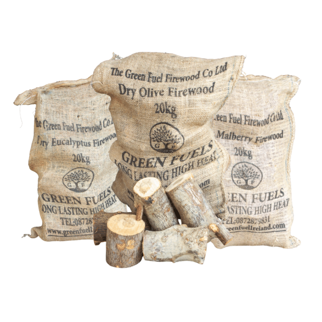 Olive, Mulberry & Eucalyptus Firewood (Mix) – 40 Sacks (20kg each ...